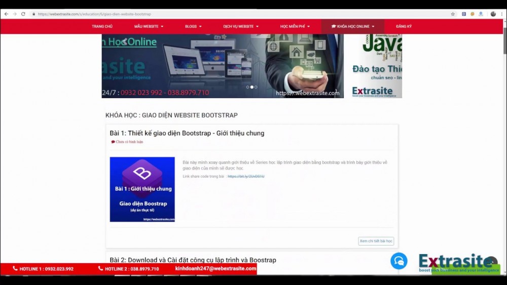 Hướng dẫn thiết kế giao diện web bằng bootstrap mới nhất 2020 - Cách thiết kế Web